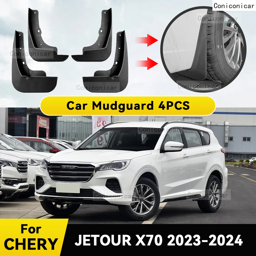 Car-Fender-Mud-Flaps-For-CHERY-JETOUR-X70-2023-2024-Splash-Guards ...