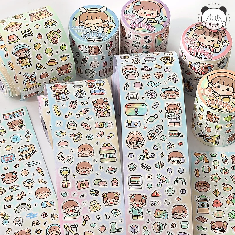 6-5cm-5m-Telado-Cartoon-Sticker-Tape-Roll-DIY-Scrabooking-Diary ...