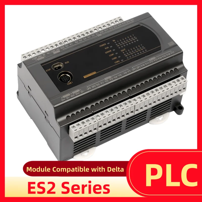 PLC ES2 Series is programmable and compatible with Delta DVP16/24/32/40 ...