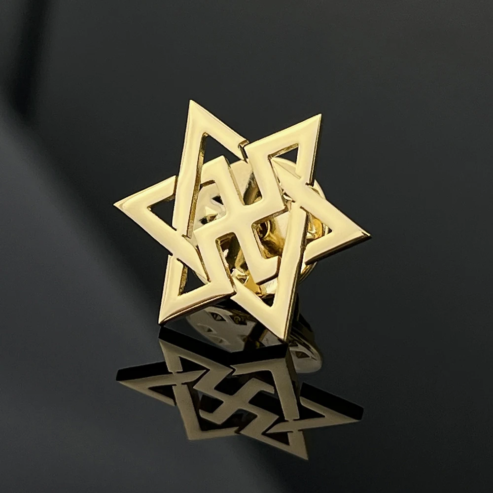 Vintage-Raelism-Movement-Elohim-Alien-Culture-Brooch-Stainless-Steel ...