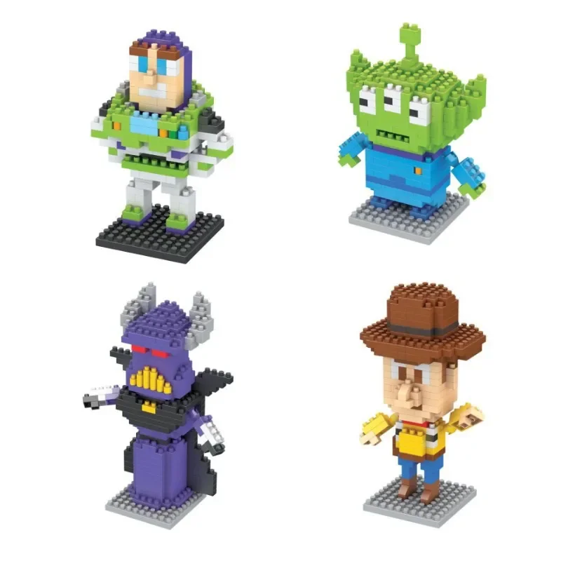 Toy-Story-Micro-Building-Blocks-Alien-Woody-Buzz-Lightyear-DIY-Puzzle ...