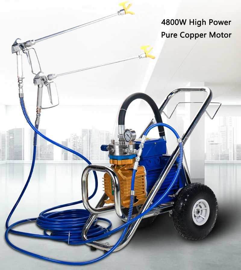 Engineering-type-Emulsion-paint-Sprayer-4800W-Full-automatic-Multi ...
