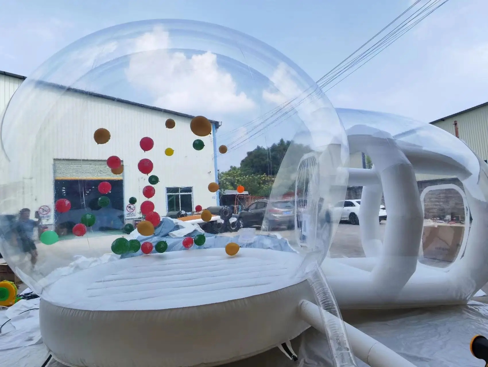 10FT-Inflatable-Bubble-House-With-Blower-Trampoline-Jumping-Inflatable ...