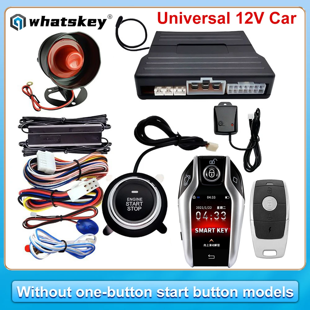 Whatskey-Universal-Lcd-Smart-Key-Start-Stop-Keyless-Entry-System ...