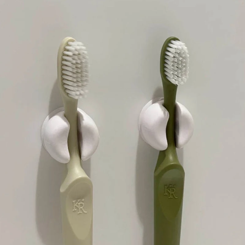 1-4Pcs-Simple-Toothbrush-Holder-With-Suction-Cup-Wall-Mounted-Tooth ...
