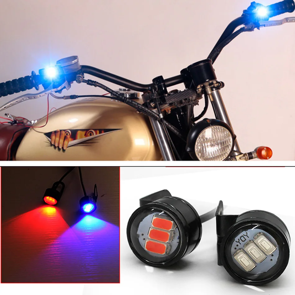 Strobe-Motorcycle-Signal-Lamps-Car-Eagle-Eye-LED-Reverse-Backup-Driving ...