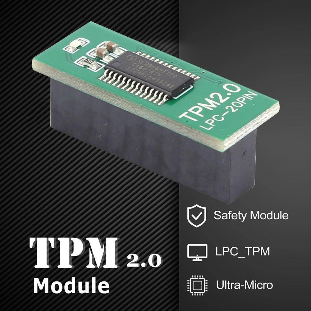 TPM 2.0 Trusted Platform Module LPC 20PIN Motherboard Card Module ...