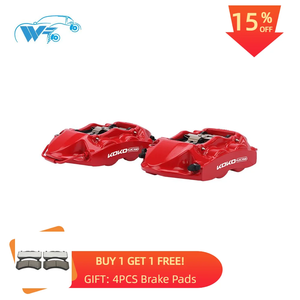 KOKO RACING 18 rim rear wheel cars brake caliper red color fit with ...