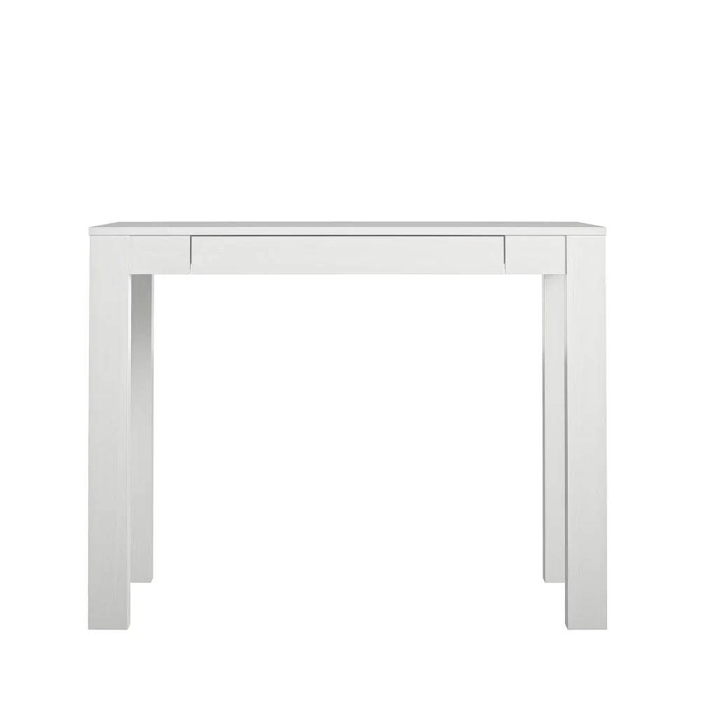 Parsons Desk, White Laminated MDF Computer Desk Desk Table Study Table ...