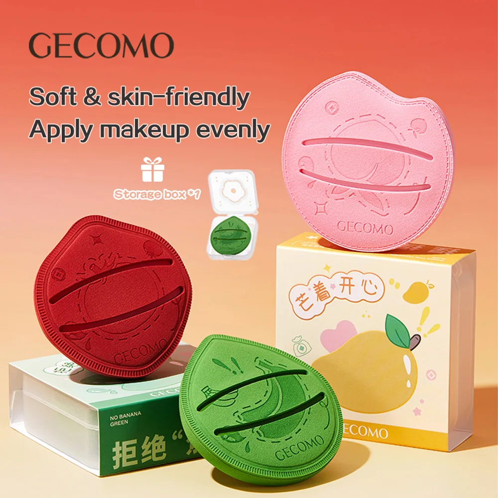 GECOMO-Ceative-Makeup-Powder-Puff-Wet-And-Dry-Dual-use-Sponge-Thick ...