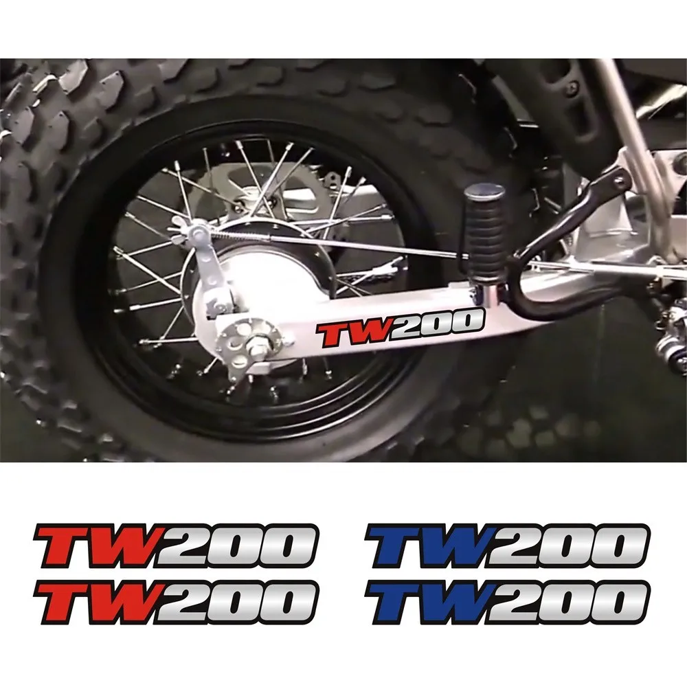 Reflective 2x Swingarm Stripes Decals Stickers For YAMAHA TW 200 1987 ...