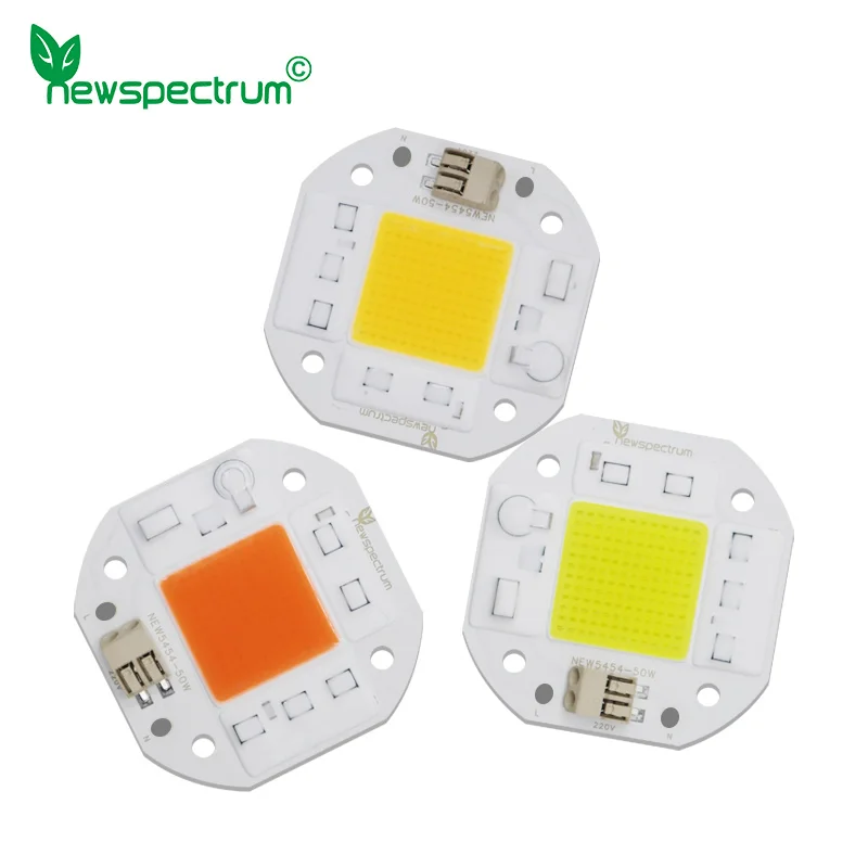 Chip LED sin soldadura, 50W, 220V, 5454 COB, cuentas de luz LED, rosa ...