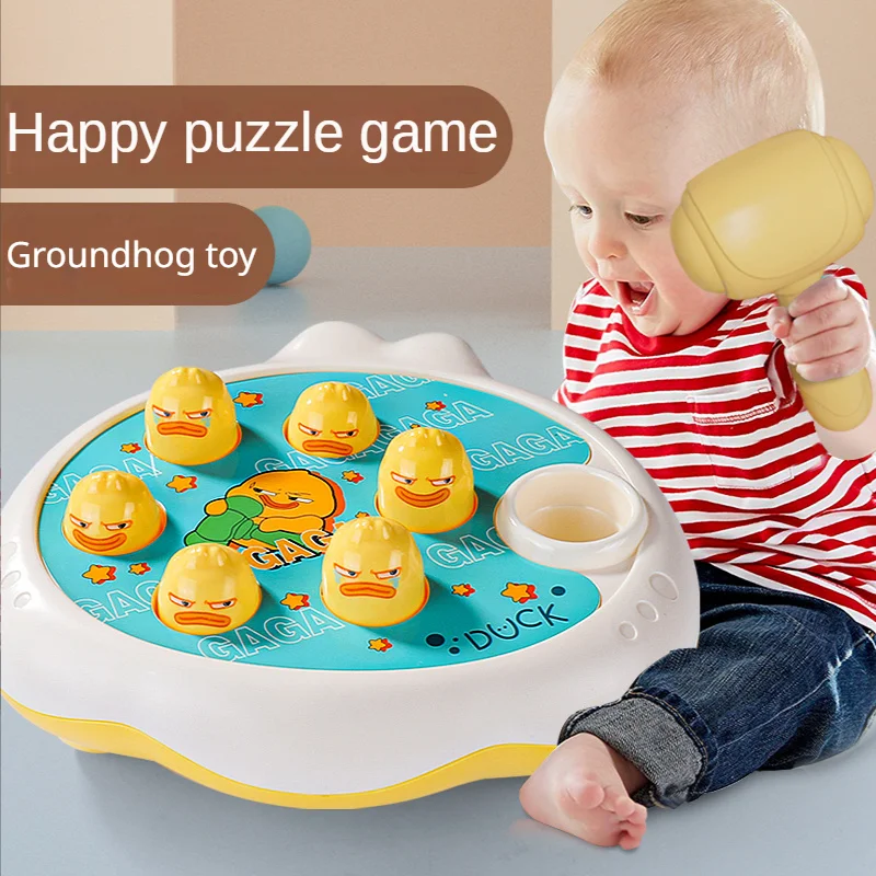 Cartoon-Play-Gopher-Montessori-Baby-Toys-Parent-Child-Board-Game ...