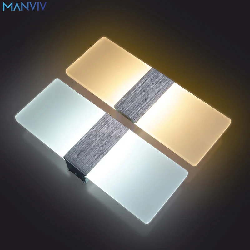 MANVIV LED Wall Light 220V 110V Night Lights Bedroom Bedside Light ...