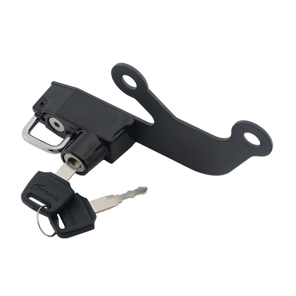 Motorcycle Right Helmet Lock Anti-Theft Security Motorbike Kit For ...