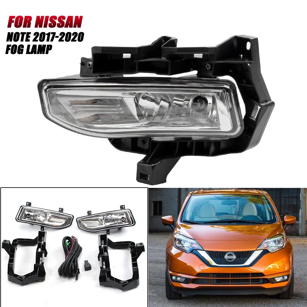 Spot-goods-Real-shot-Front-Bumper-Fog-Lamp-Upgrade-Kit-FOR-Nissan-NOTE ...