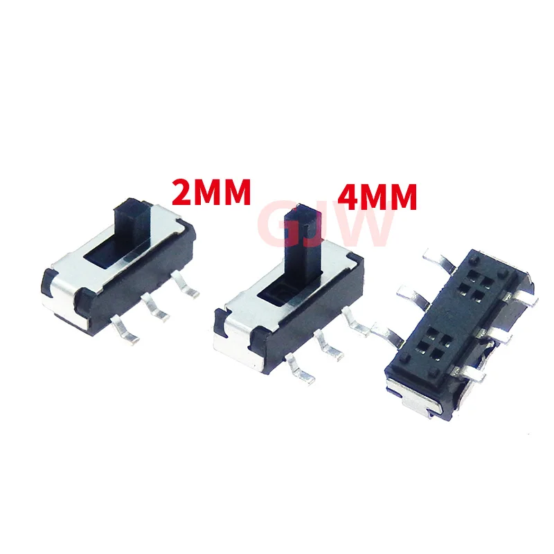 10PCS-MSS22D18-SMT-Toggle-Switch-SMD-6Pins-Handle-High-2MM-4MM-2P2T-The ...