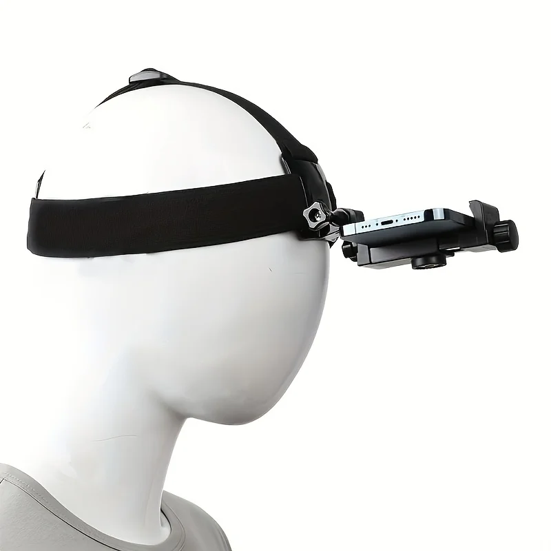 Adjustable-head-mounted-mobile-phone-camera-fixed-bracket-first-person ...