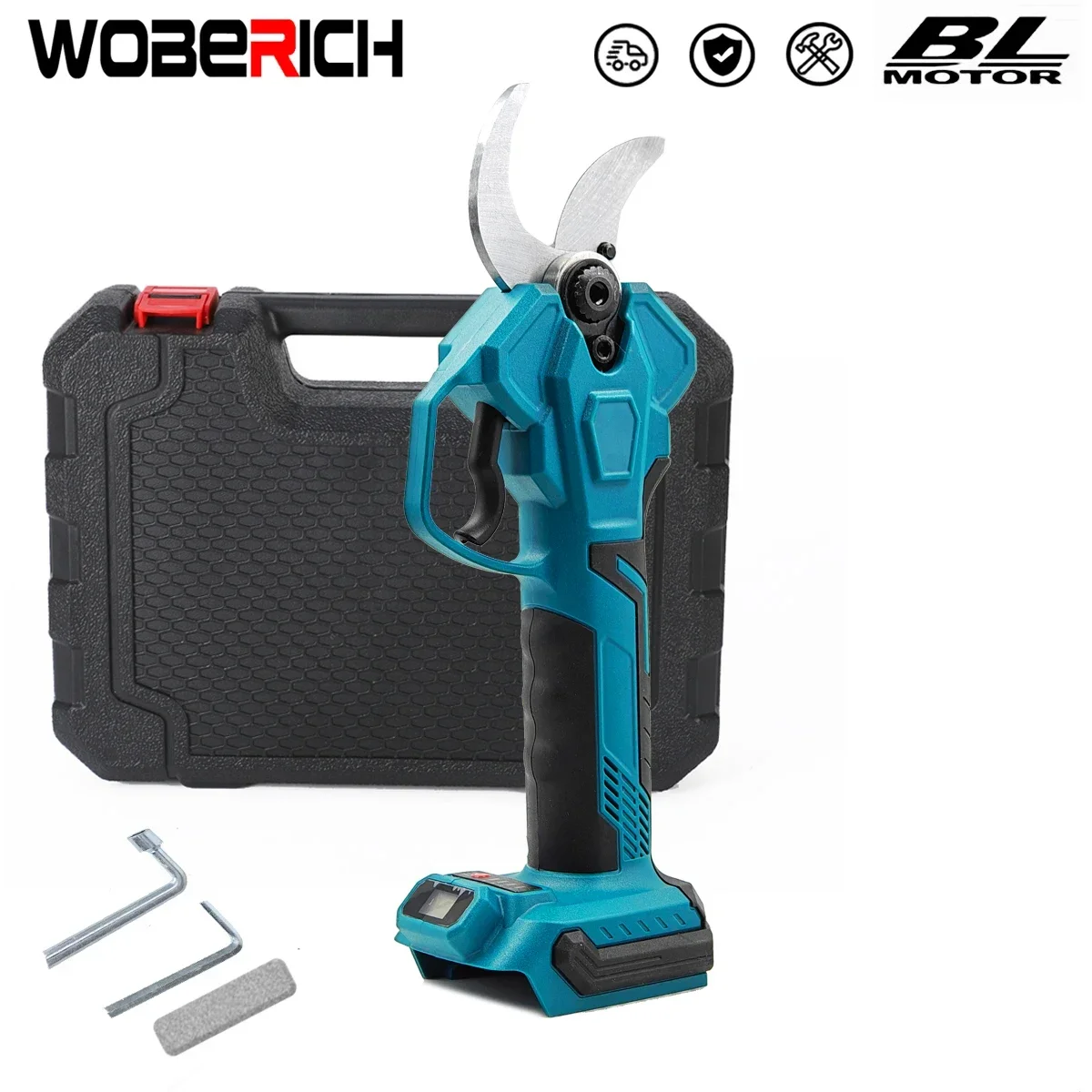 Cordless-Pruning-Shears-40mm-Brushless-Electric-Pruner-Fruit-Tree ...