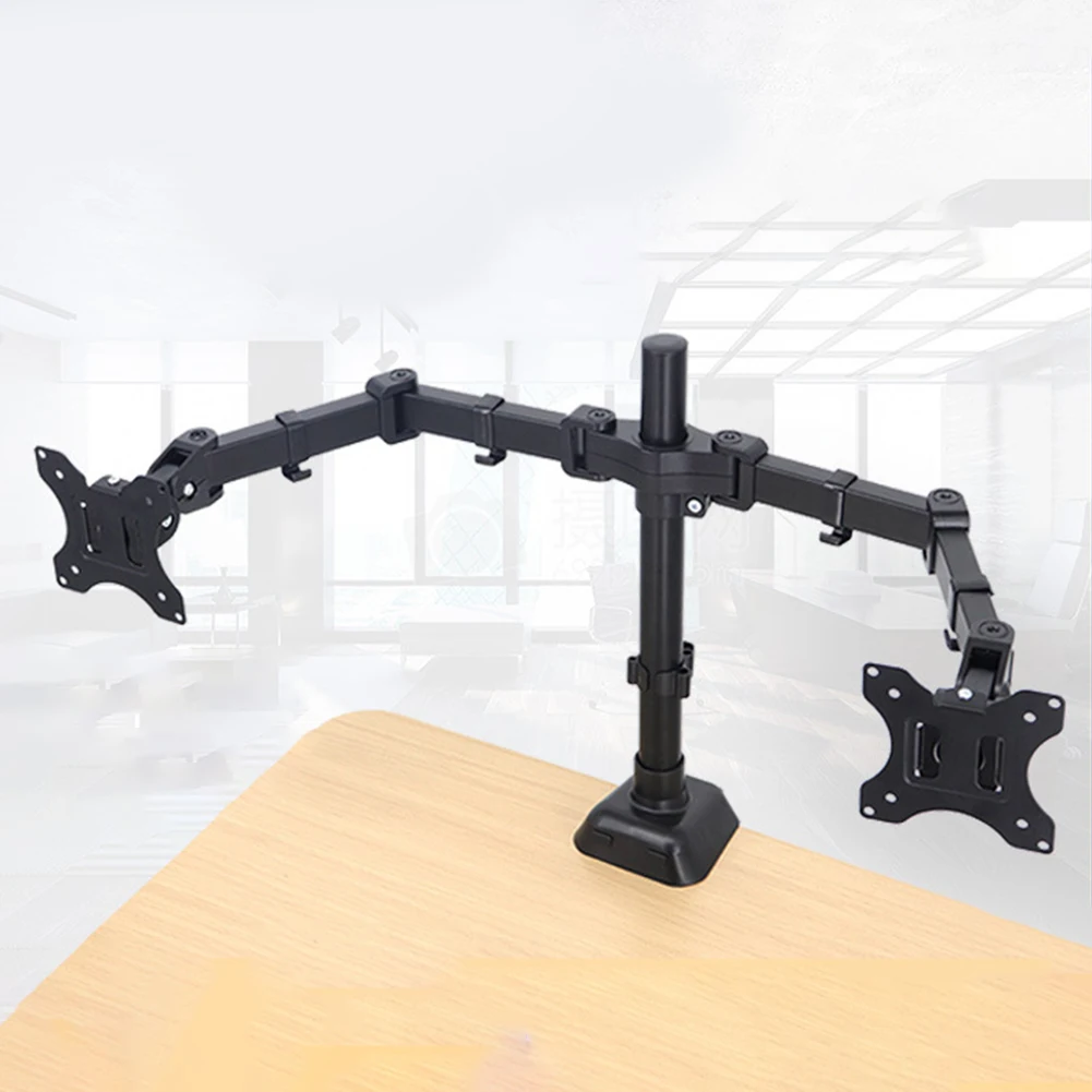 Single-Dual-Monitor-Desk-Mount-Holds-Up-To-19-84-Lbs-Monitor-Arm ...
