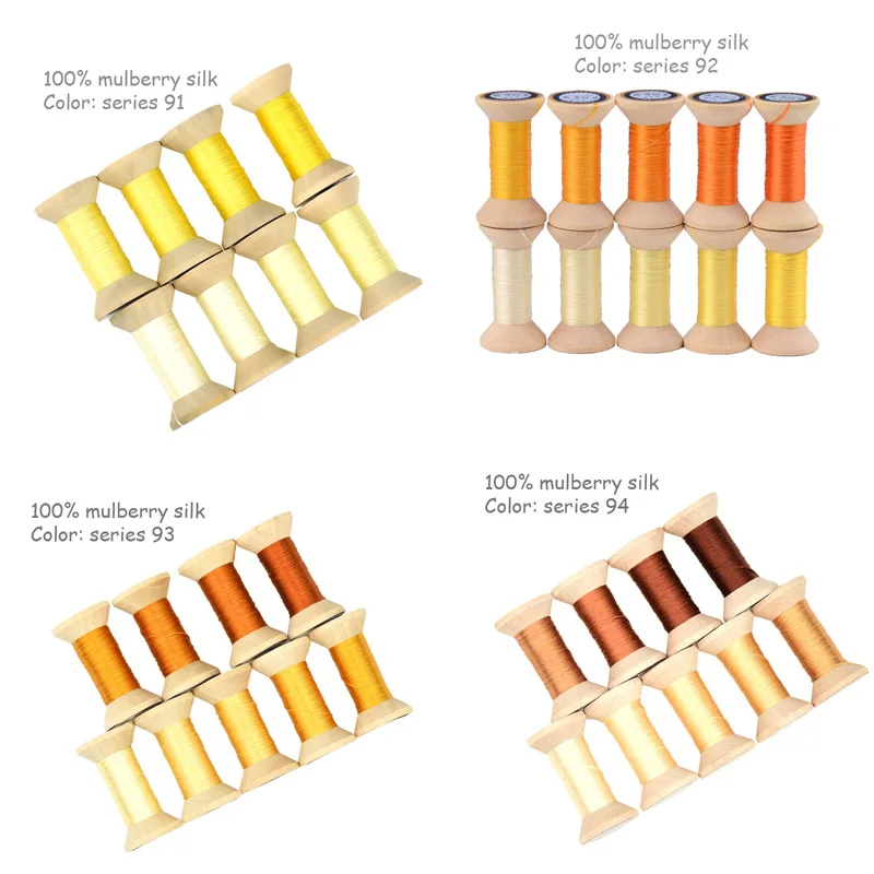 Mulberry-Silk-Threads-Needle-Painting-Embroidery-Thread-Straw-Lemon ...