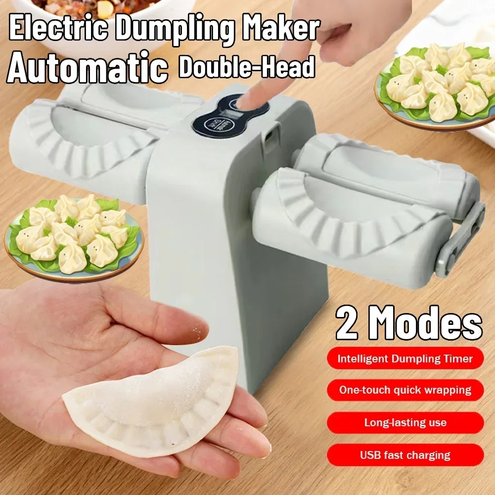 Fully-Automatic-Electric-Dumpling-Artifact-Kitchen-Household-Double-Head-Automatic-Manual-Press ...