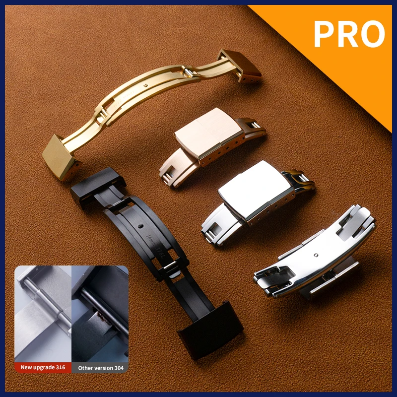 Watch-Fold-Deployant-Clasp-Double-Click-spring-16mm-18mm-Fast-Release ...