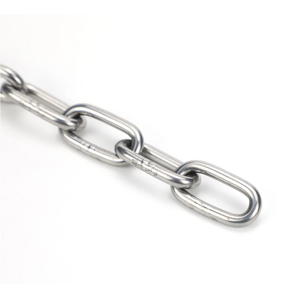 1 Meter 304 Stainless Steel Outdoor Long Short Link Chain Waterproof ...