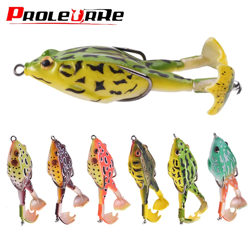 1-Pcs-Double-Propeller-Flippers-Frog-Soft-Lure-9cm-13-5g-Floating ...