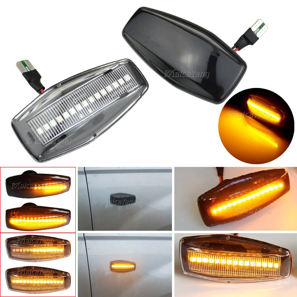 2x Dynamic Led Fender Light Side Marker For Hyundai I10 Trajet Sonata ...