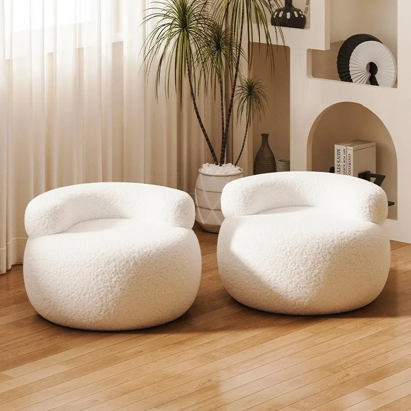 Richome-Sofa-Stool-Household-Small-Stool-Backrest-Chair-Round-Stool ...