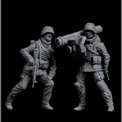 1-35-Scale-Resin-Figure-Model-Kit-Modern-Army-Ukraine-Soldier-2-People ...
