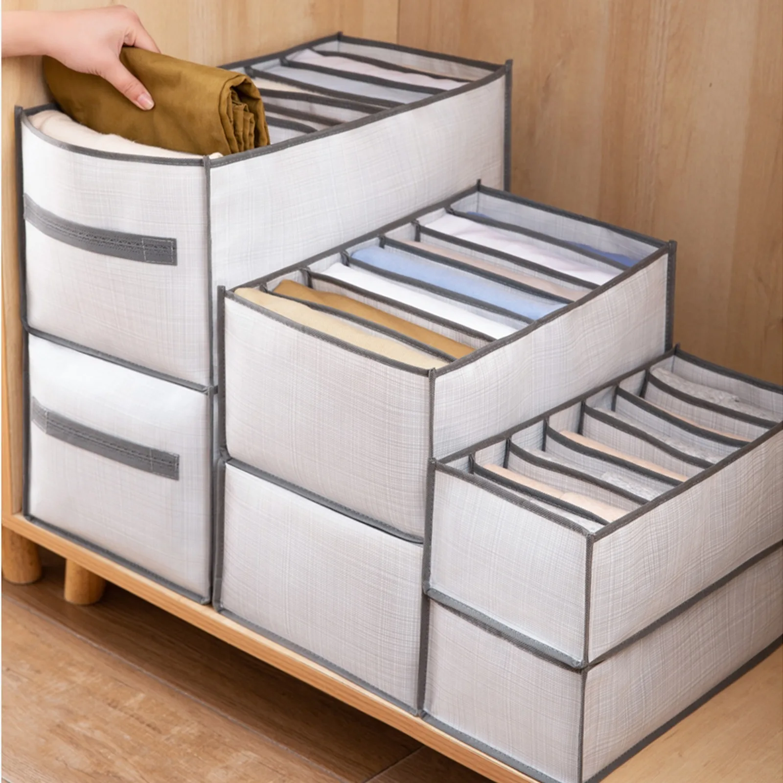 Clothes Storage Box Closet Separation Organizers Drawer Divider ...