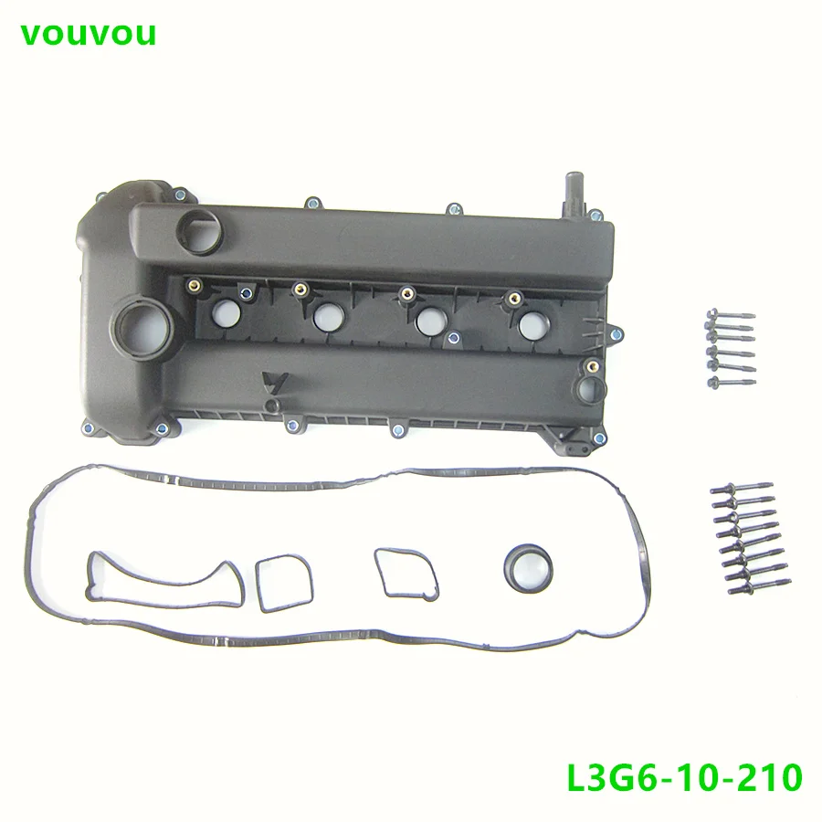 Piezas de motor de coche, cubierta de culata de L3G6-10-210A para Mazda ...
