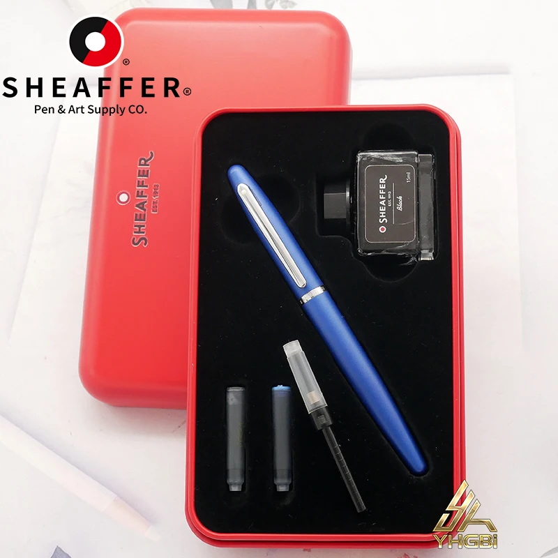 SHEAFFER-88G-Fountain-Pen-Metal-Brass-Barrel-Ink-Bottle-Ink-Filler-Gift ...