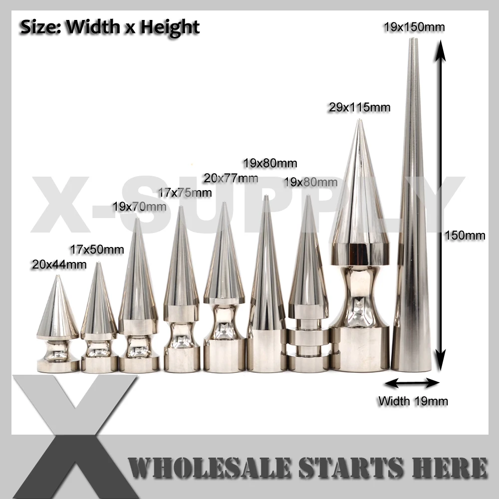 HUGE-Gaint-Metal-Screw-Back-Tree-Spike-Studs-Used-for-Leather-Craft ...