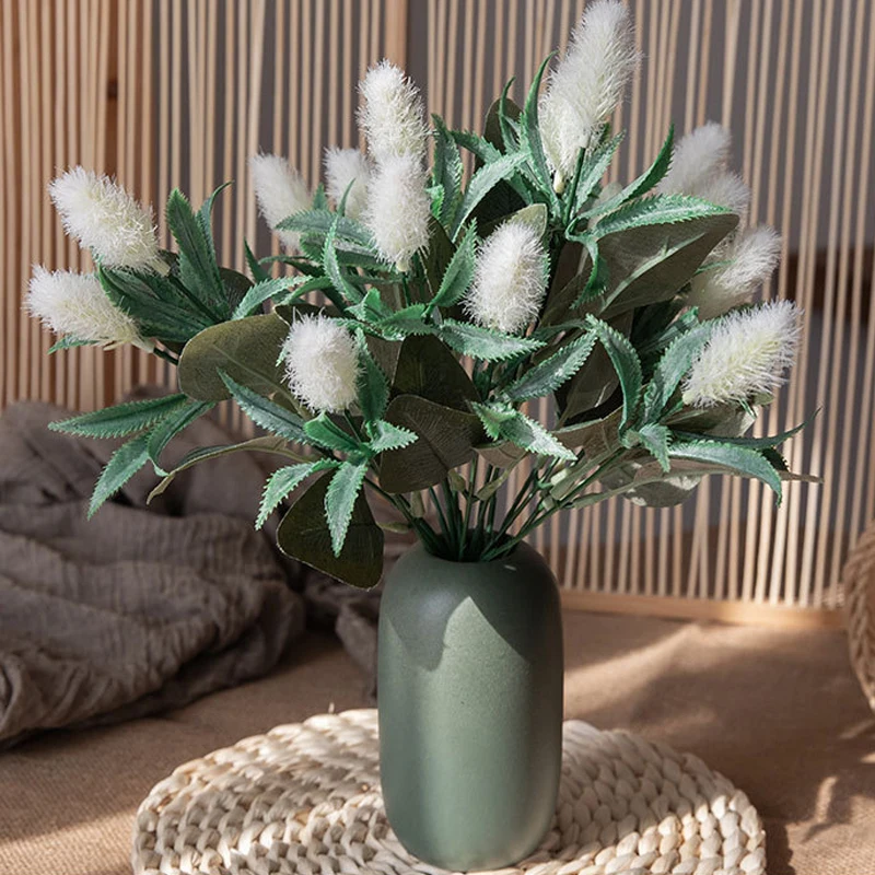 Artificial Plastic Flowers for Bathroom Home Living Room Wedding Decor ...