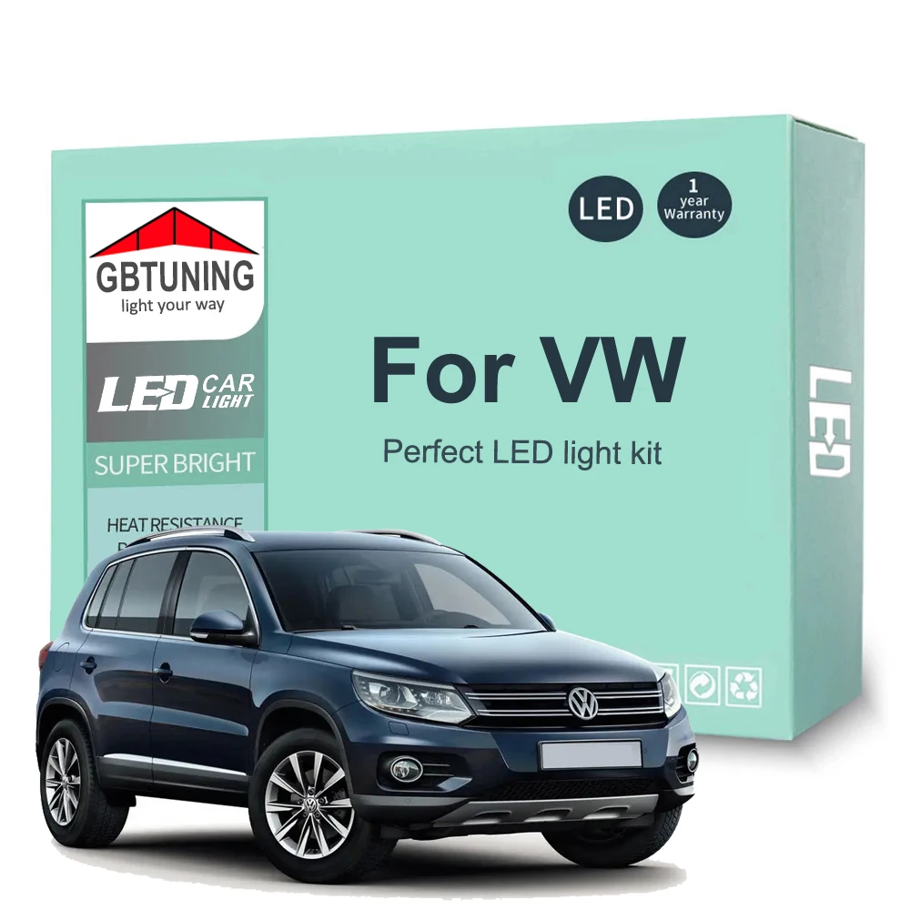 LED-Interior-Light-Bulb-Kit-For-Volkswagen-VW-Tiguan-Touareg-7L-7P ...
