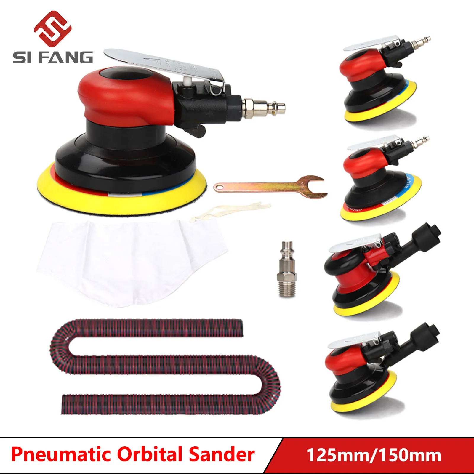 Pneumatic-Air-Orbital-Sander-125-150mm-Vacuum-Air-Sanding-Machine ...