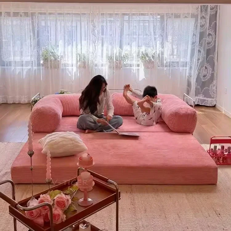 Vacuum-Compression-Sofa-Corduroy-Multi-functional-Sofa-Bed-Living-Room ...