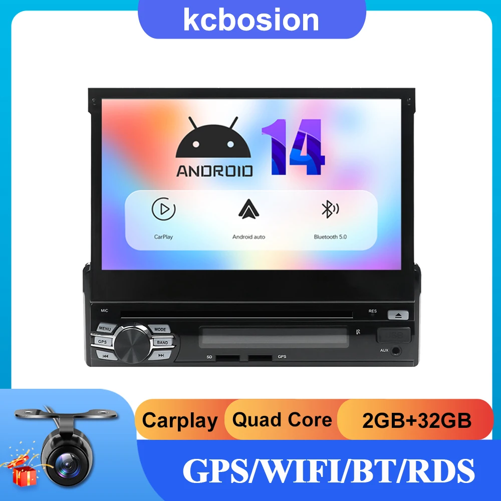 Android-14-Car-Radio-Multimedia-Player-Autoradio-GPS-Wi-Fi-Bluetooth-FM ...