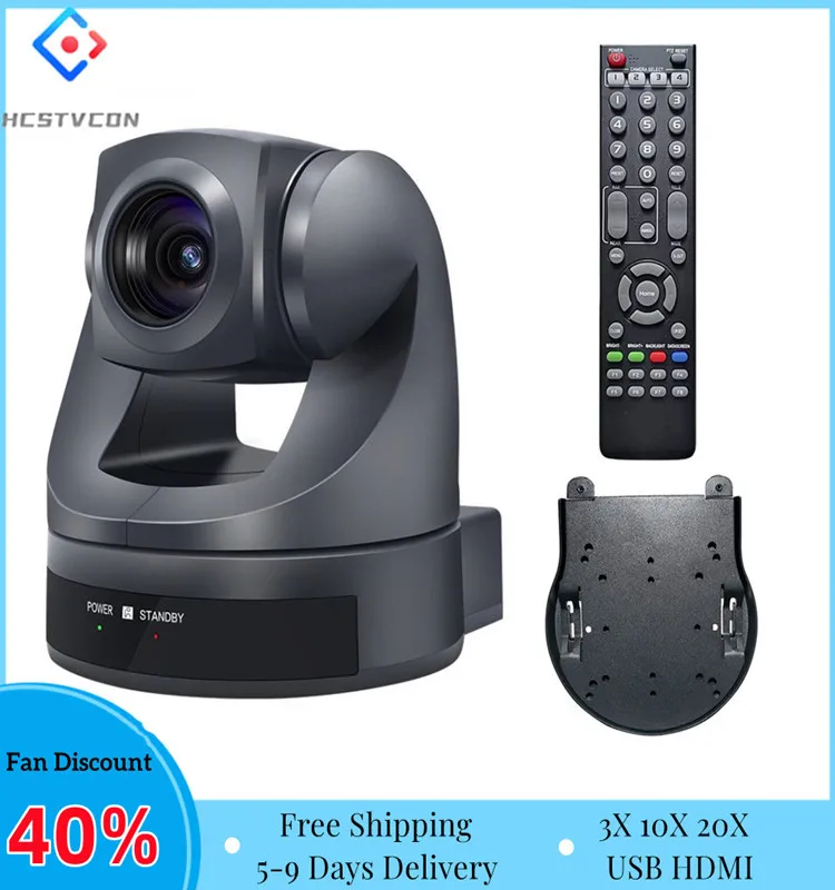 회의 카메라 PTZ 비디오 HD USB HDMI 3X 10X 20X, 교육 라이브 비즈니스 미팅 장비, 원격 교육 원격 의료 ...