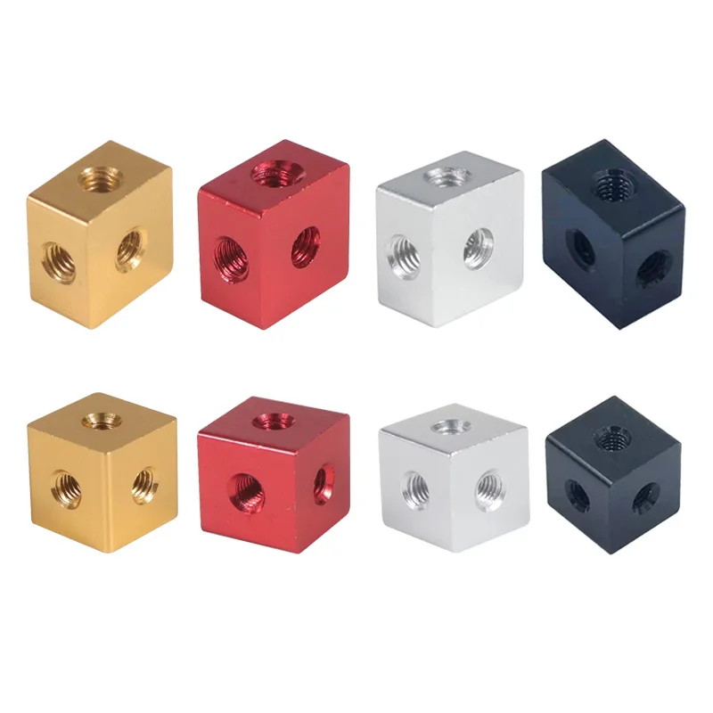 2x-6-sided-M3-Screw-Holes-Nut-Block-Aluminum-Alloy-M3-Locking ...