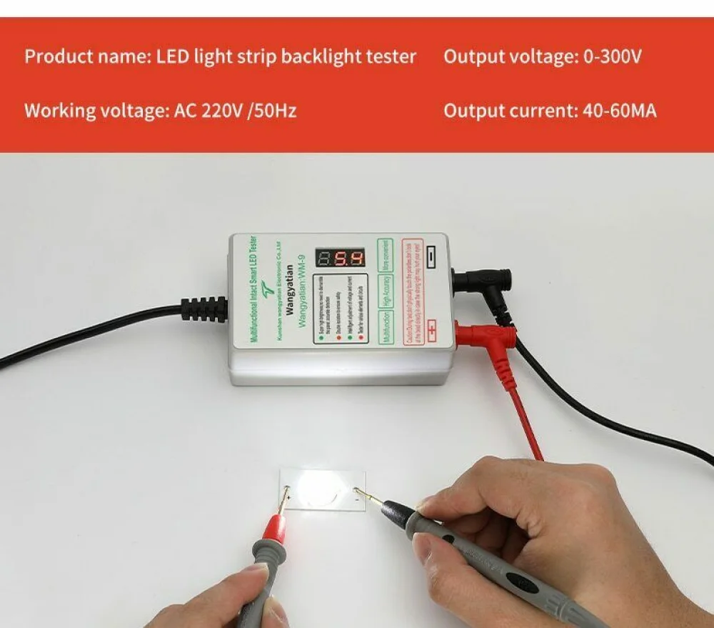 0-300V Output LED Tester LED TV Backlight Tester Multipurpose LED ...