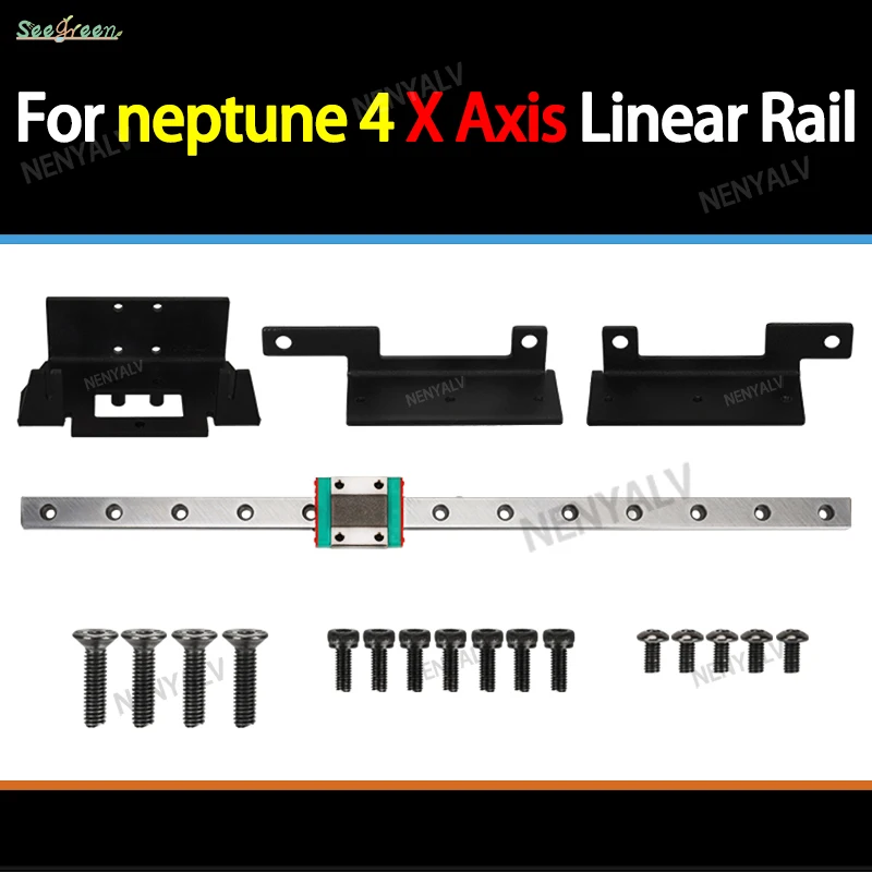 For-Elegoo-Neptune-4-X-Axis-Linear-Rail-Upgrade-Conversion-Kit-MGN12 ...