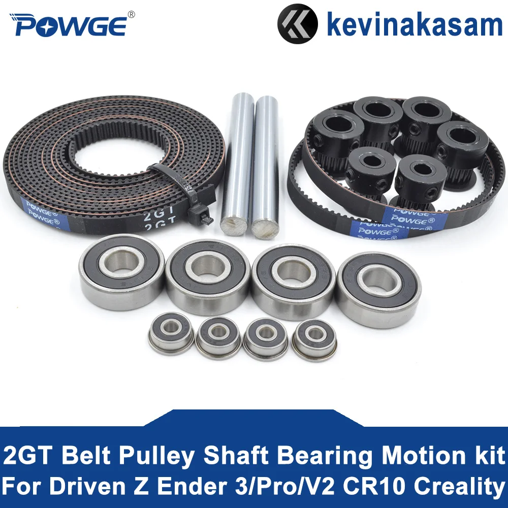 POWGE-Kevinakasam-GT-2MGT-2GT-Synchronous-Belt-Pulley-Shaft-Bearing ...