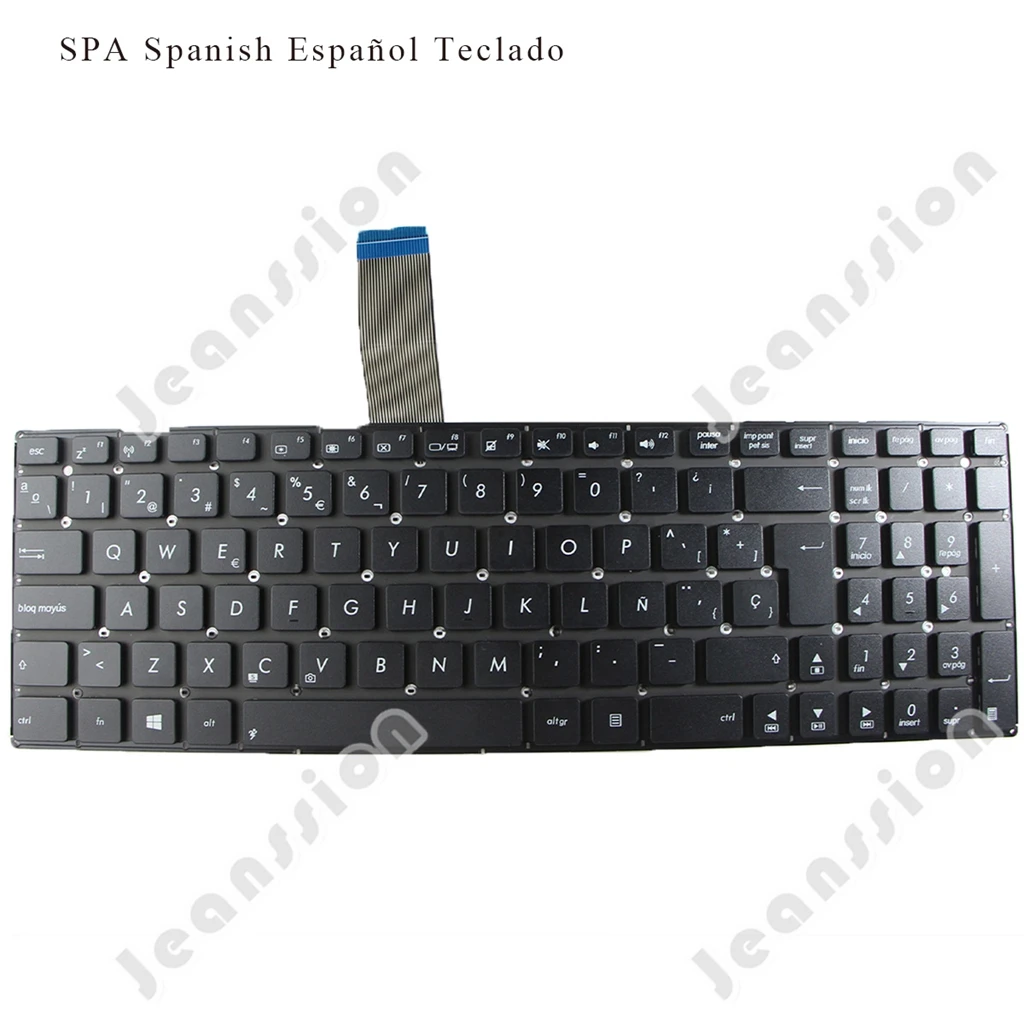 Nuevo teclado francés checo español húngaro portugués para Asus X552LD ...