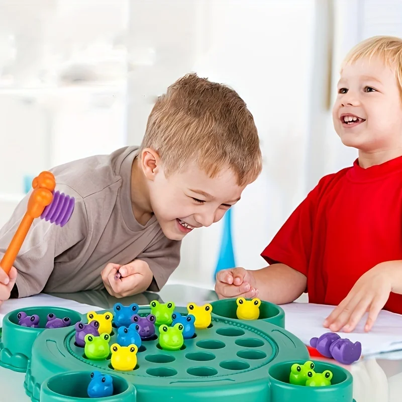 Multiplayer competitive game Children's desktop capture Little Frog ...