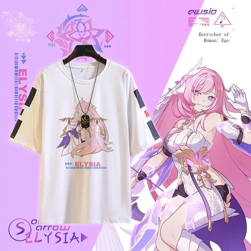2024-Summer-New-Simple-Fashion-Anime-Honkai-Impact-3-Elysia-Mobius ...