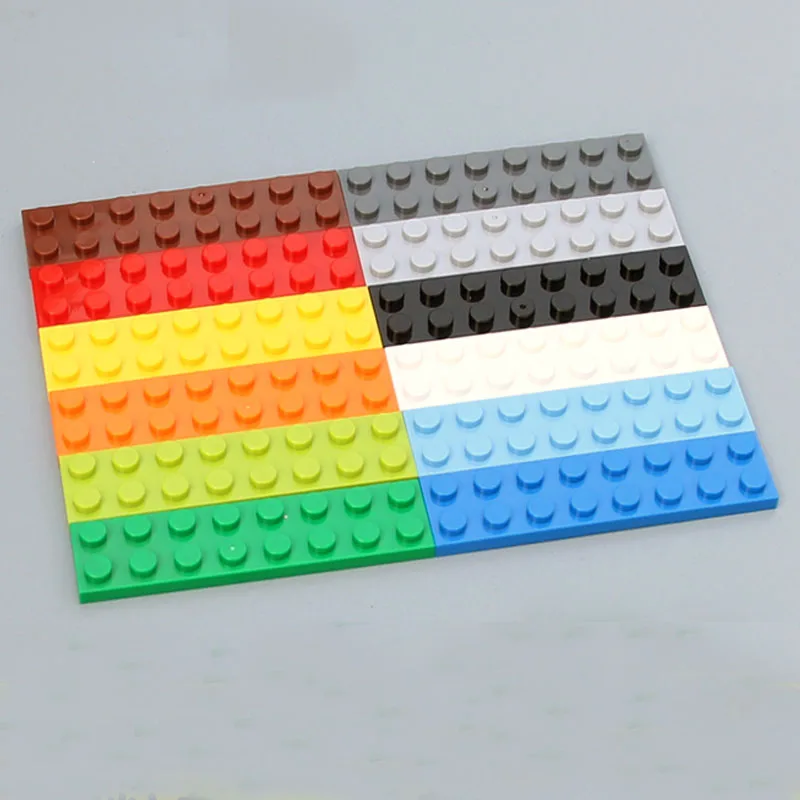 80pcs-MOC-Parts-3034-Plate-2-x-8-Compatible-Bricks-DIY-Assmble-Building ...